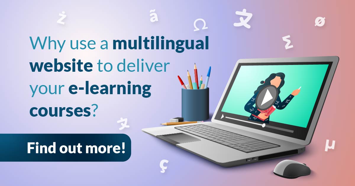 Multilingual website for e-learning courses [complete guide]